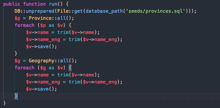 Seed ไฟล์ Sql ใน Laravel Database Seeding Itthipat